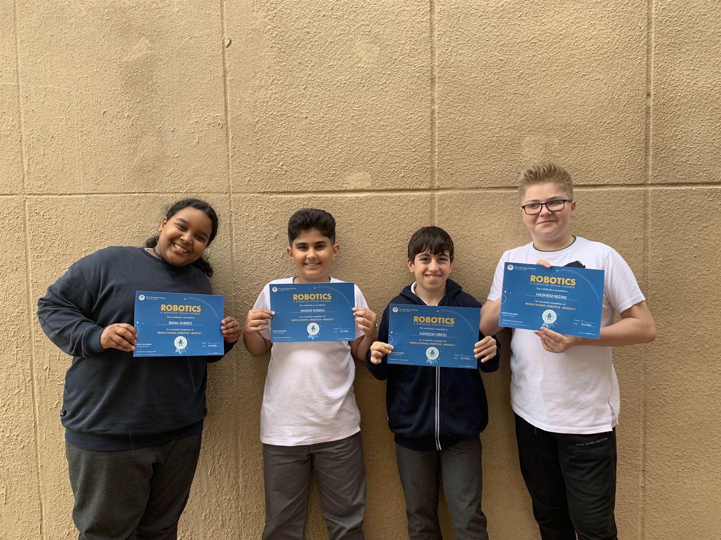 Steam Clubs Certificates T1 - The International School of Choueifat – Doha